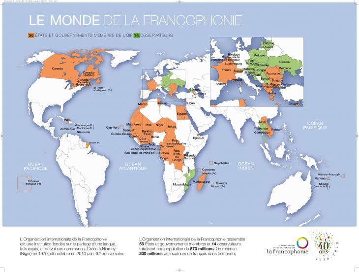 Etat des lieux de la francophonie dans le monde | Viabooks